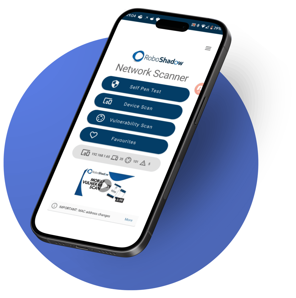 Roboshadow l Mobile Network Scanner