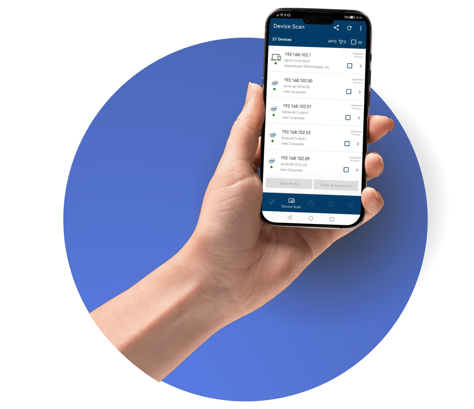 Roboshadow l Mobile Network Scanner